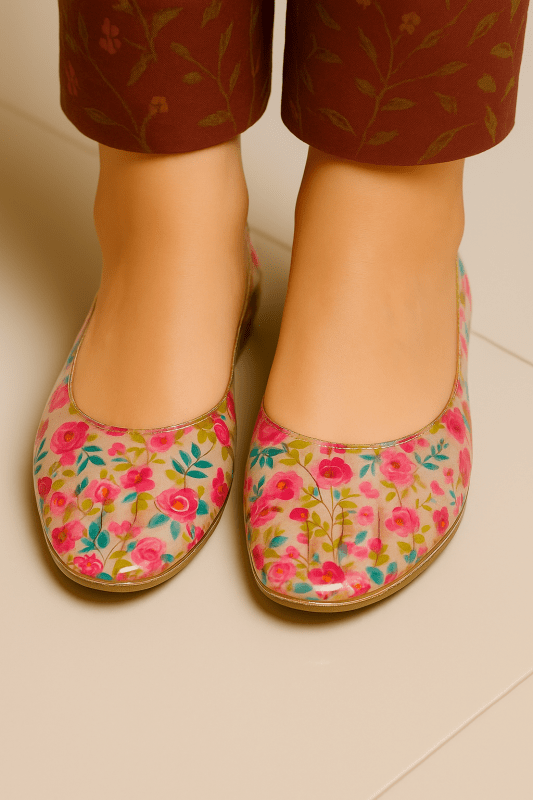 Rosy Bloom Transparent Pumps – Zuruj